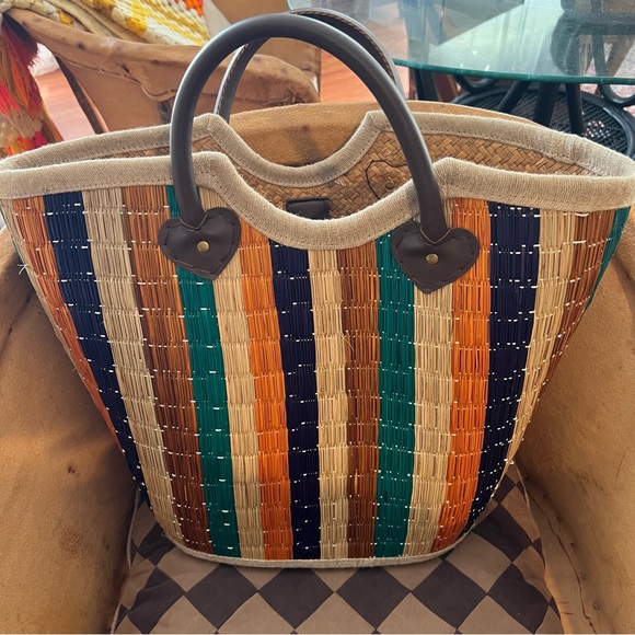 Sun N' Sand | Bags | Sun N Sand Ocean Striped Beach Bag Tote One Size ...